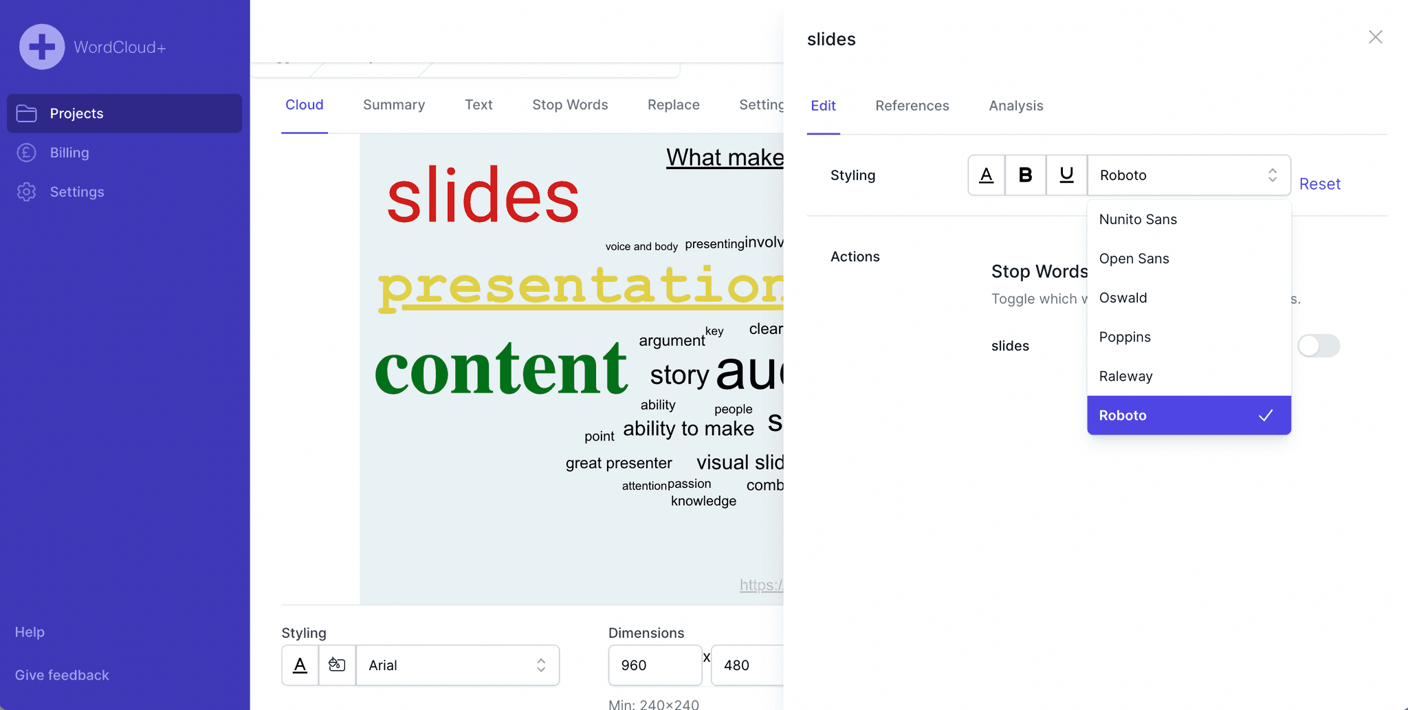 Word Cloud Plus - The next generation of word cloud insights